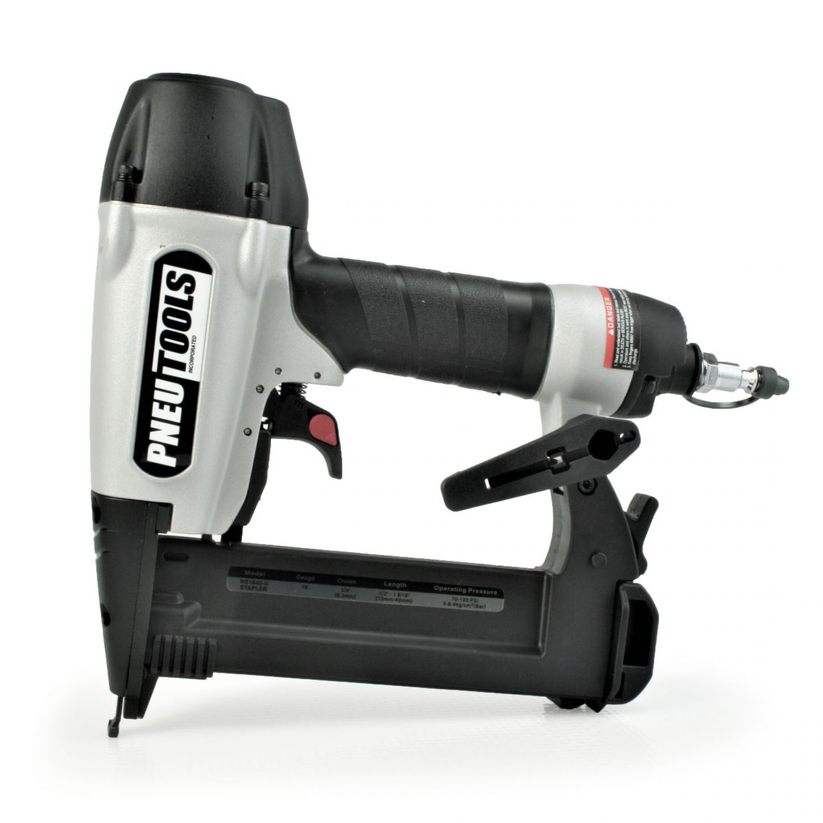 NS1840-II narrow crown staple gun straight pneutools | PneuTools